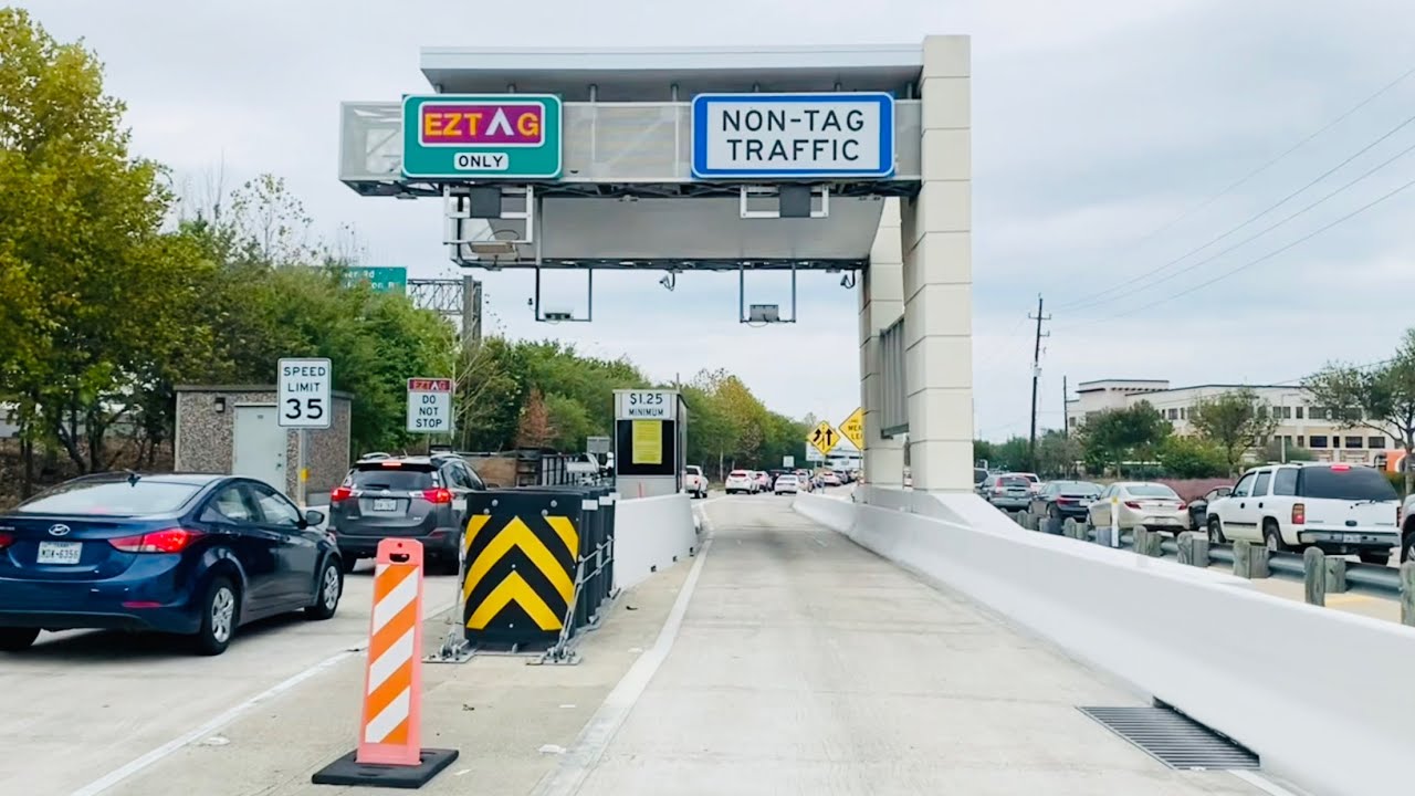Sam Houston Tollway road traffic jam || fallbrook drive exit || road ...