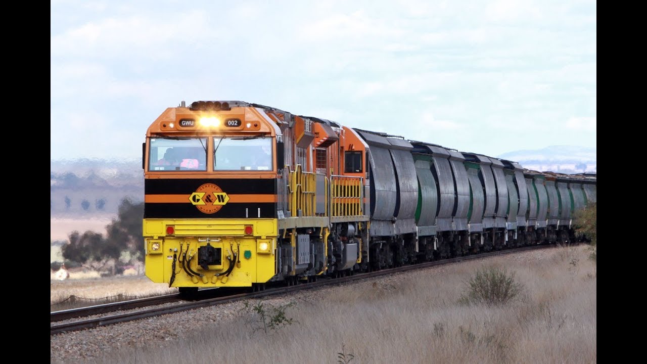 GWA Grain Train at Huddleston - Australian Trains, South Australia ...