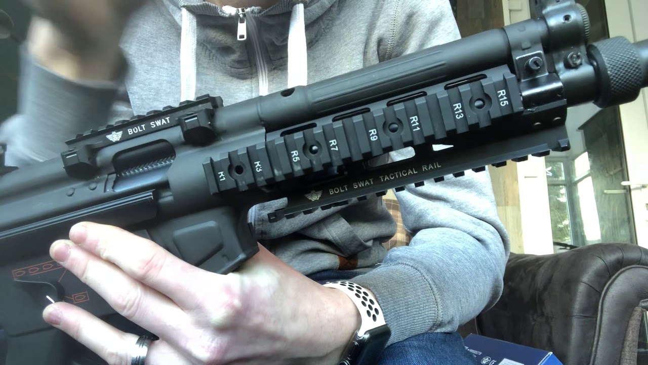 Airsoft MP5 tactical review - YouTube