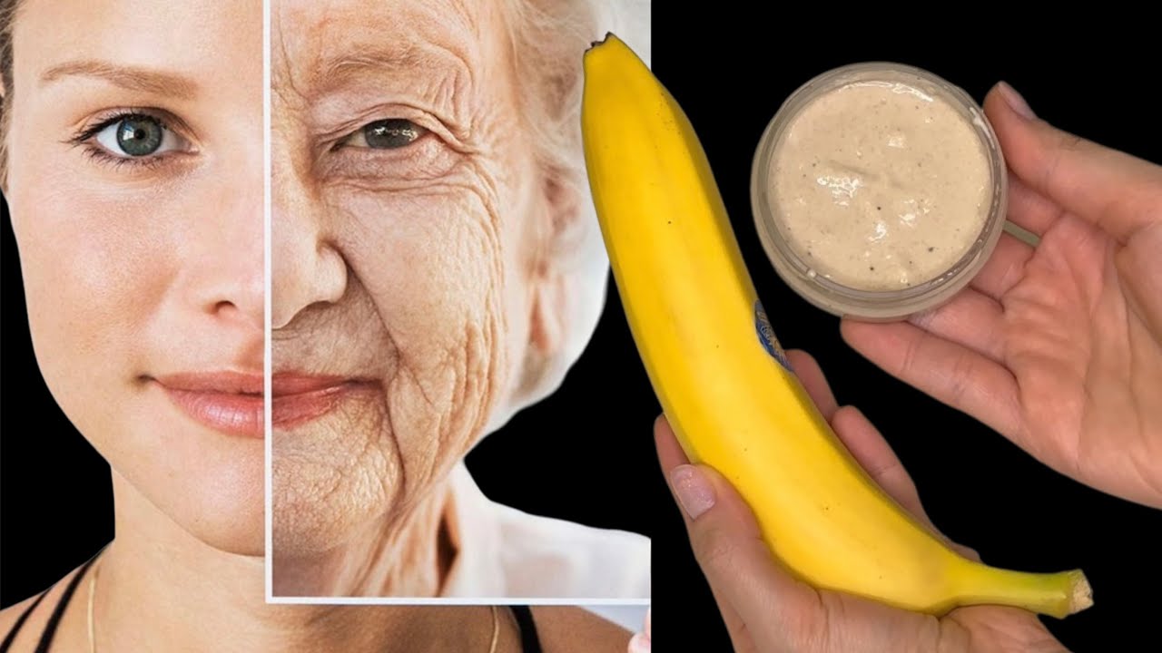 Banana Erases all wrinkles on the face! 100 year old recipe! TOP ...