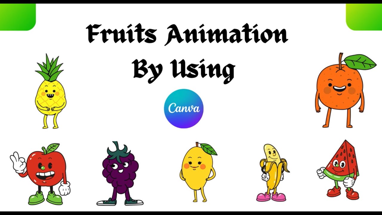 Colorful Fruits Dance - Canvas Animation - YouTube