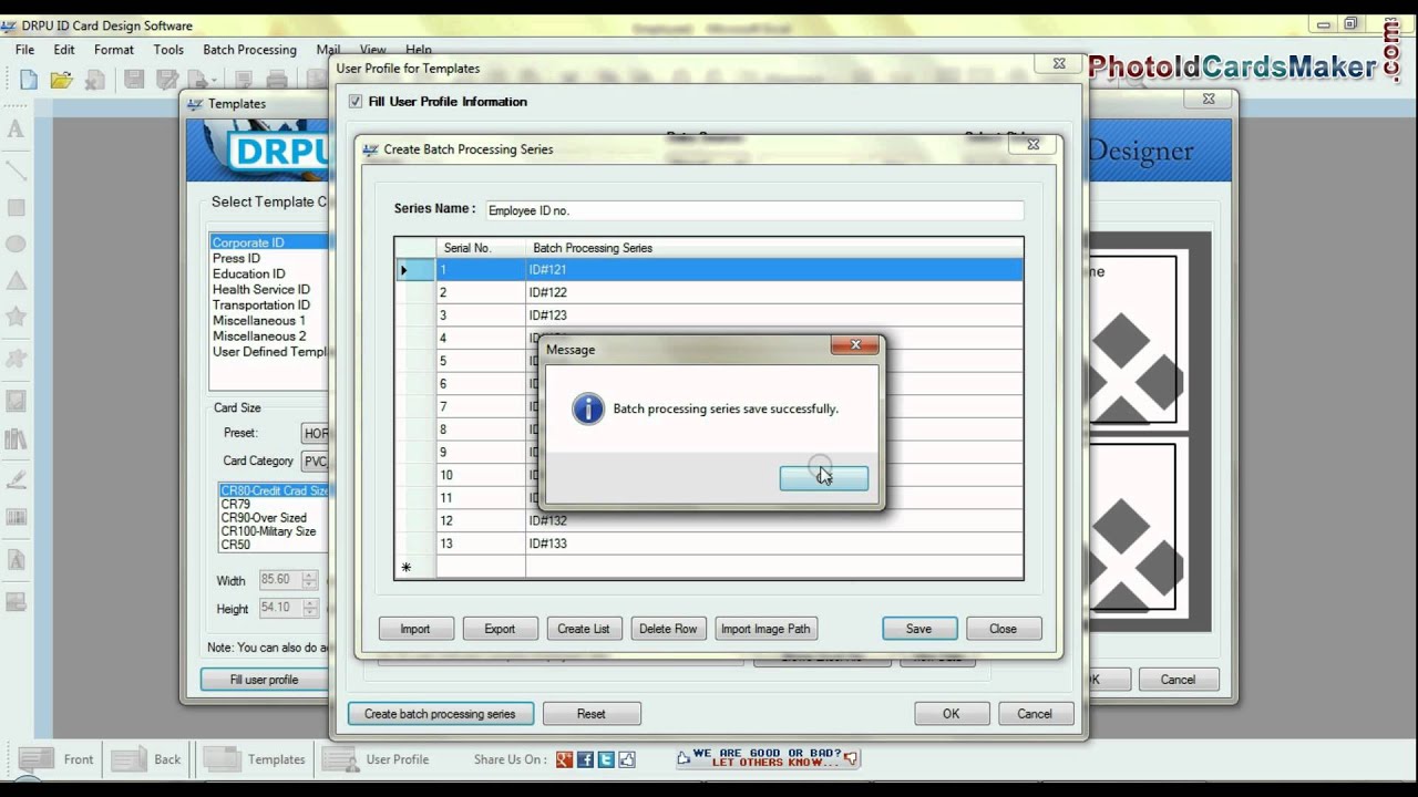 Understand how to generate list of student ID cards using DRPU ID card ...