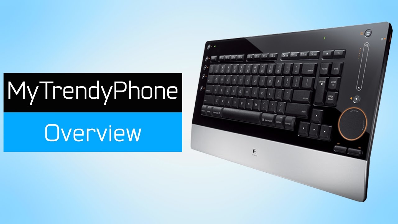 Logitech diNovo Edge Wireless Keyboard - YouTube
