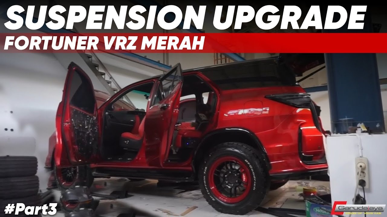 MODIF FORTUNER MERAH FULL RUBAH WARNA PART 3 - YouTube