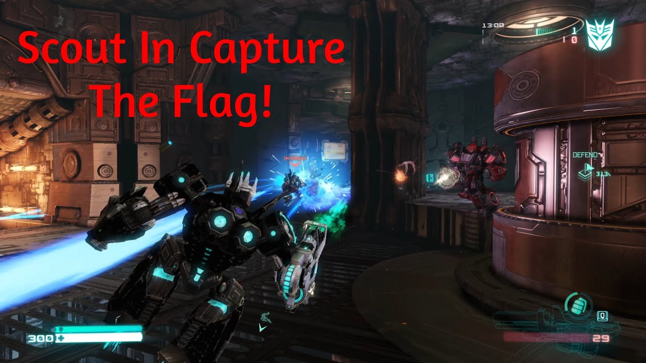Transformers Fall Of Cybertron Capture The Flag As Scout! - YouTube