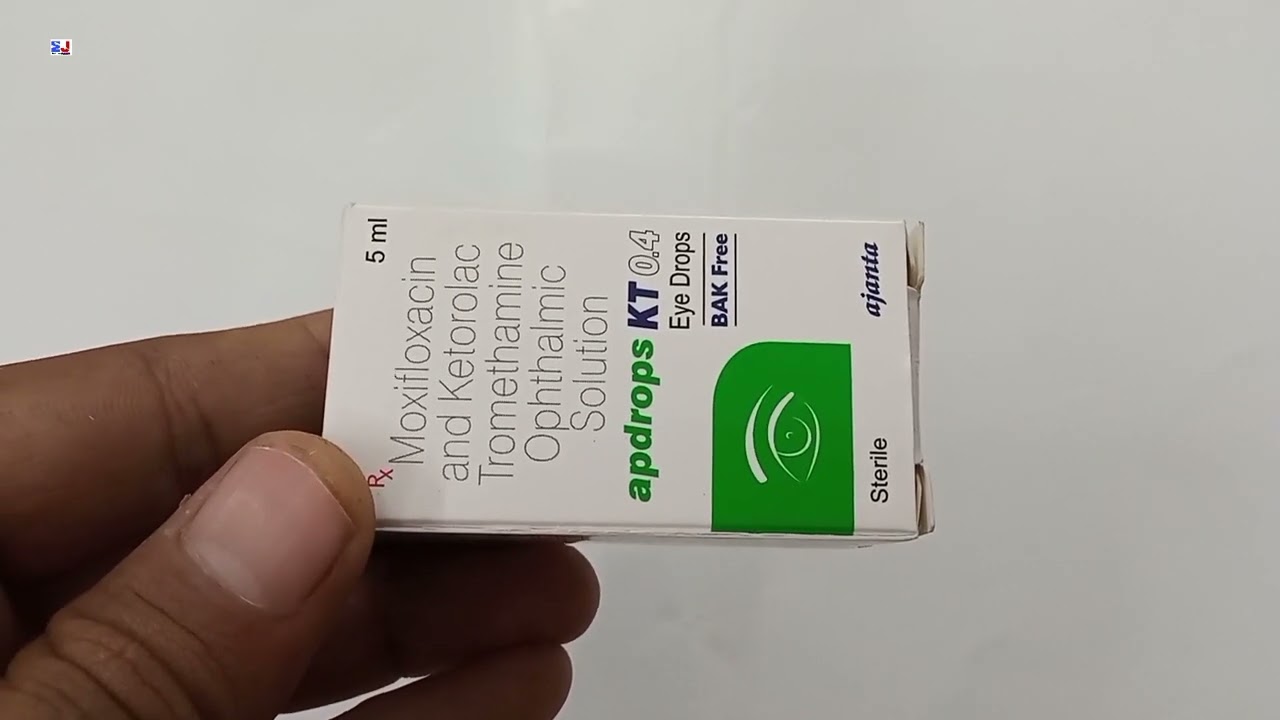 Apdrops Kt 0.4 Eye Drops Bak Free | Moxifloxacin and ketorolac ...