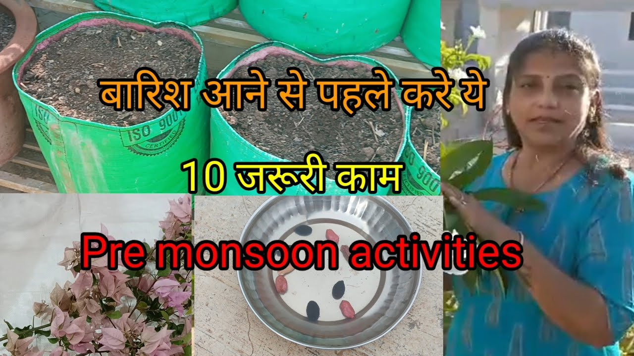 बारिश आने से पहले करले ये जरूरी काम | Pre monsoon activities |# ...
