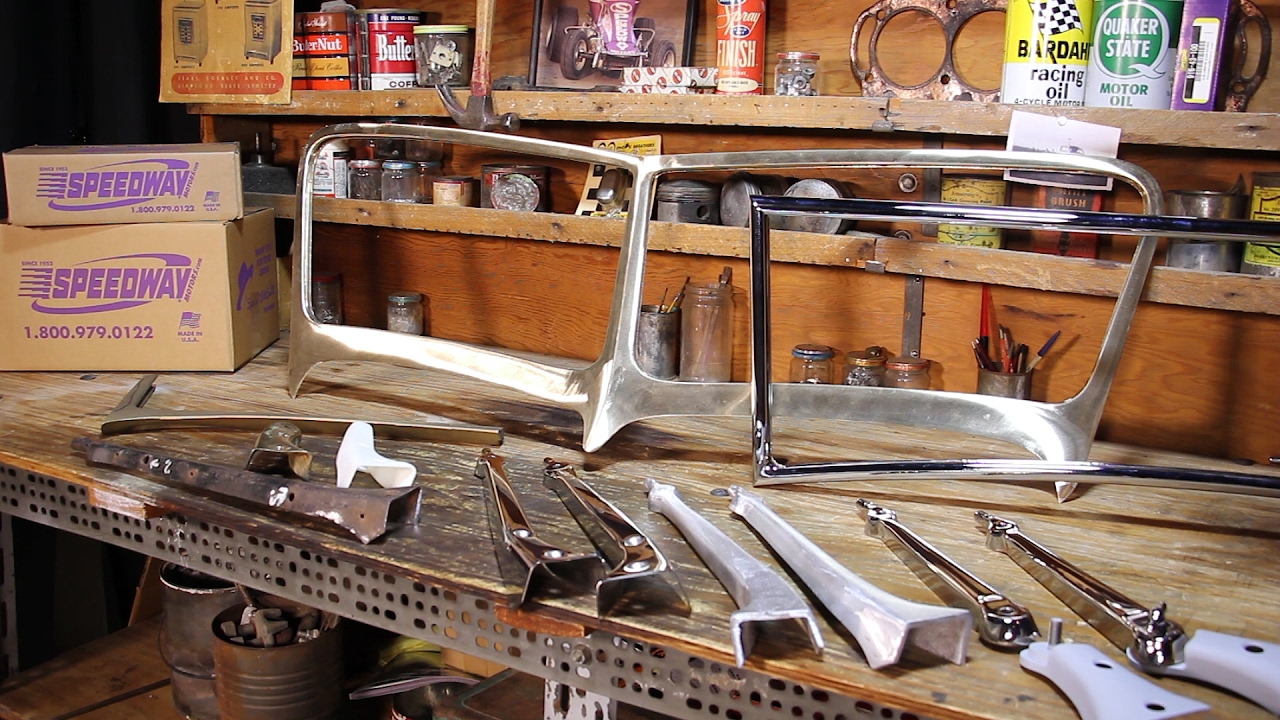 Speedway Tech Talk - Model A Roadster Windshield Post Options - YouTube