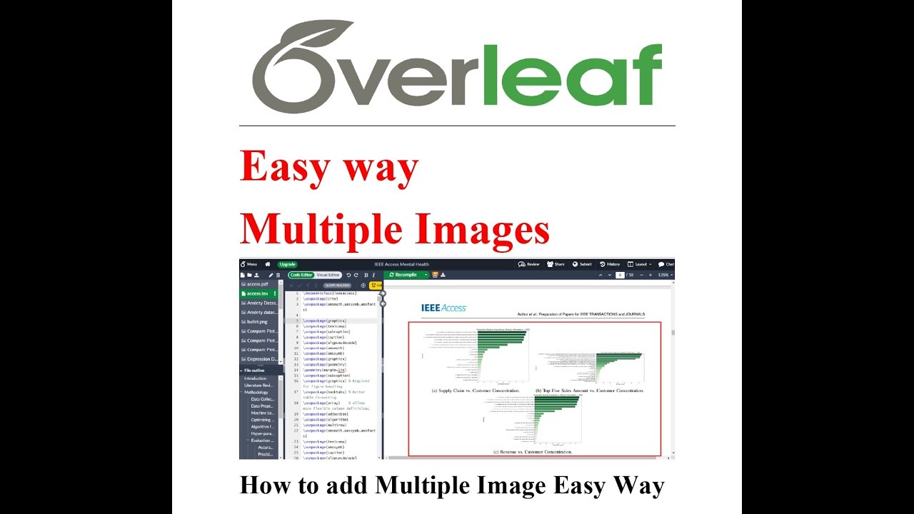 How to upload Multiple Image On overleaf - YouTube