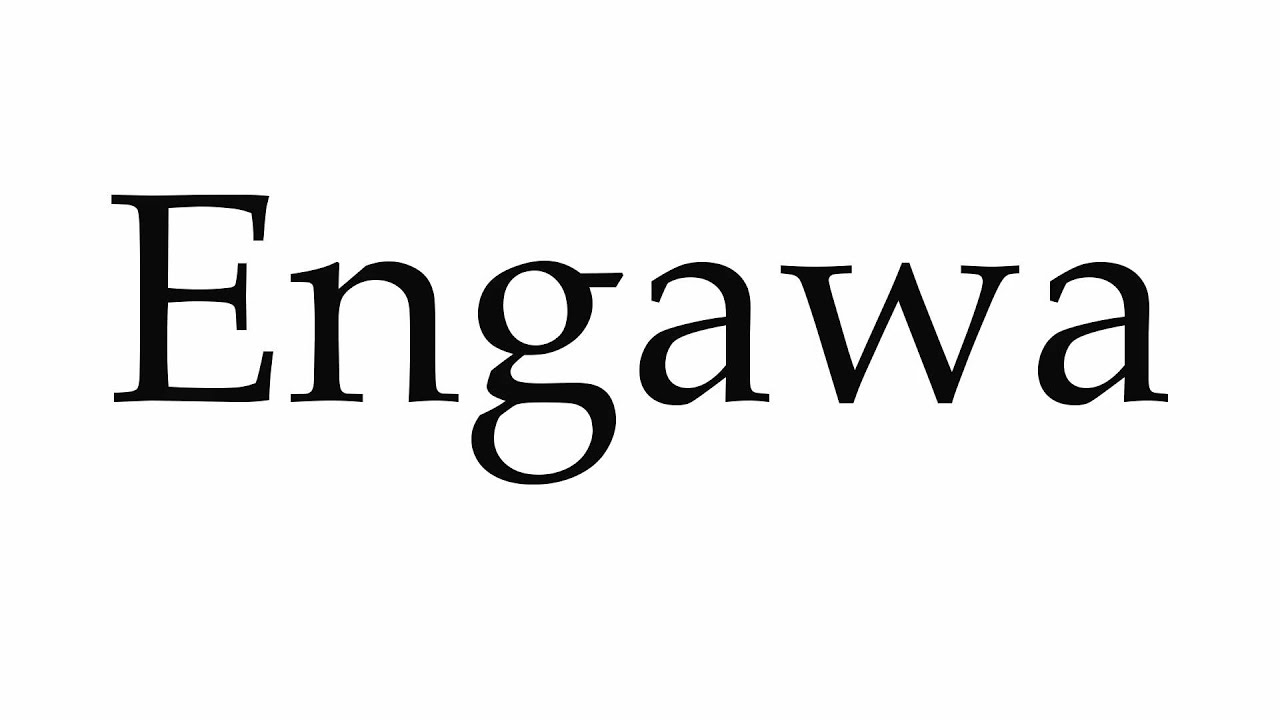 How to Pronounce Engawa - YouTube