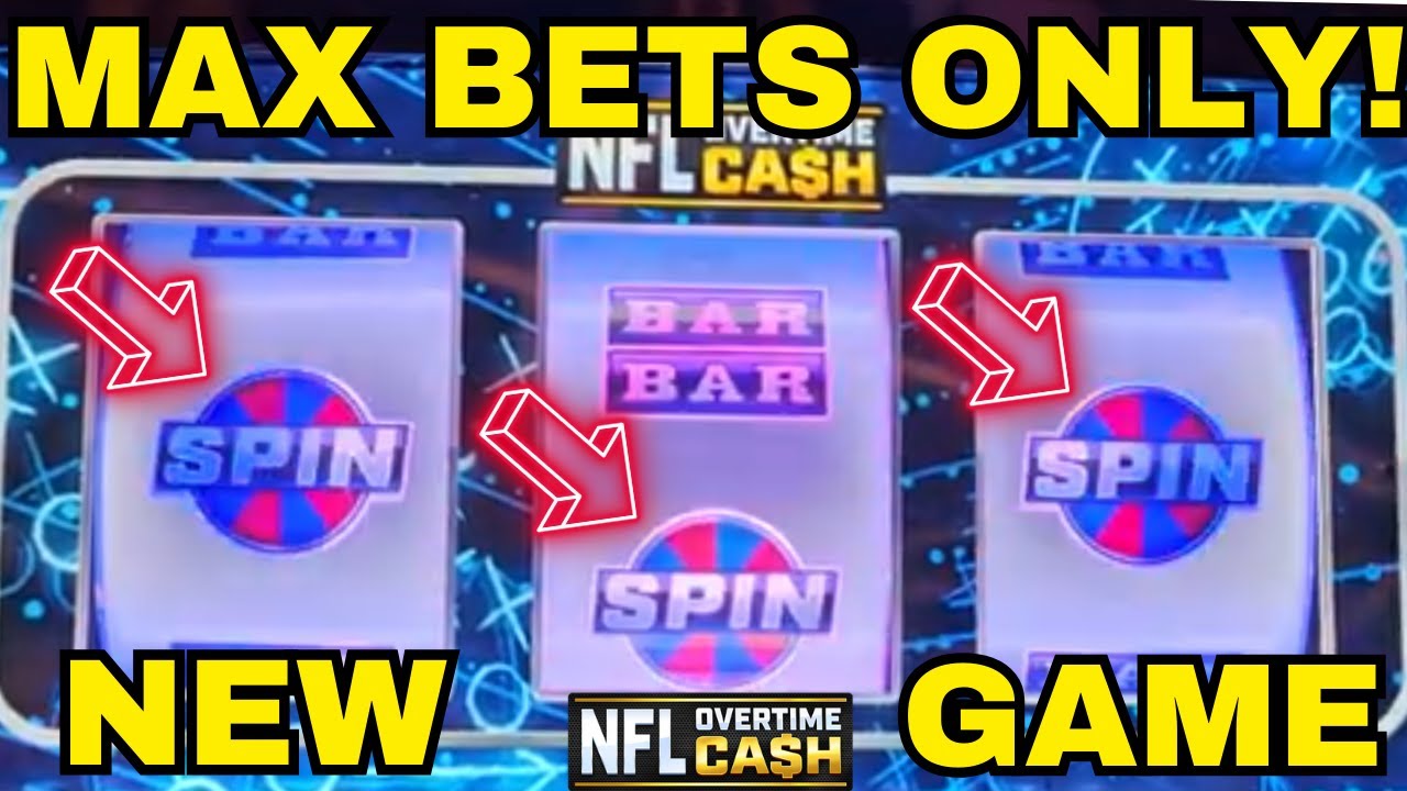 NFL OVERTIME CASH! MAX BETS ONLY! NEW GAME - YouTube