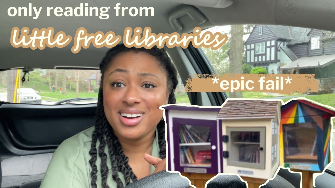 little free libraries choose my TBR *epic fail turned epic win* - YouTube