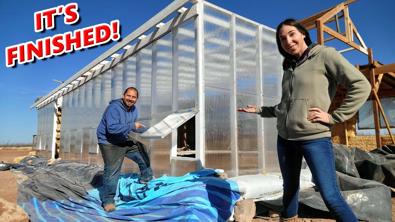 The Walls of Our Attached Greenhouse are DONE! Here's the Next HUGE ...