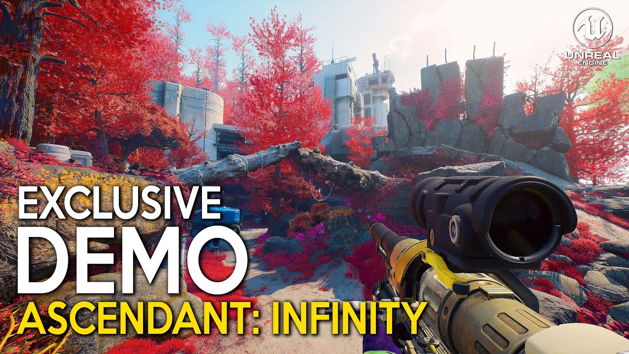 ASCENDANT INFINITY Beta Gameplay in Unreal Engine 5 | MOST INSANE Multiplayer FPS coming in 2024 ...