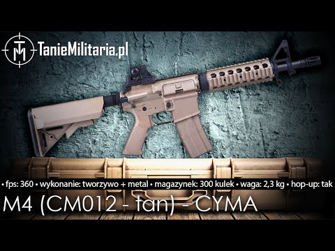 M4 (CM012 - tan) FIRMY CYMA - TANIEMILITARIA.PL - YouTube