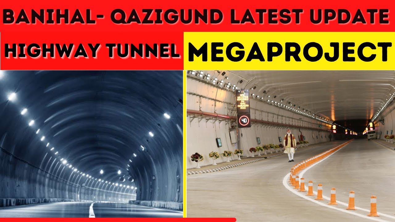 Latest Update for Banihal Qazigund Road Tunnel - YouTube