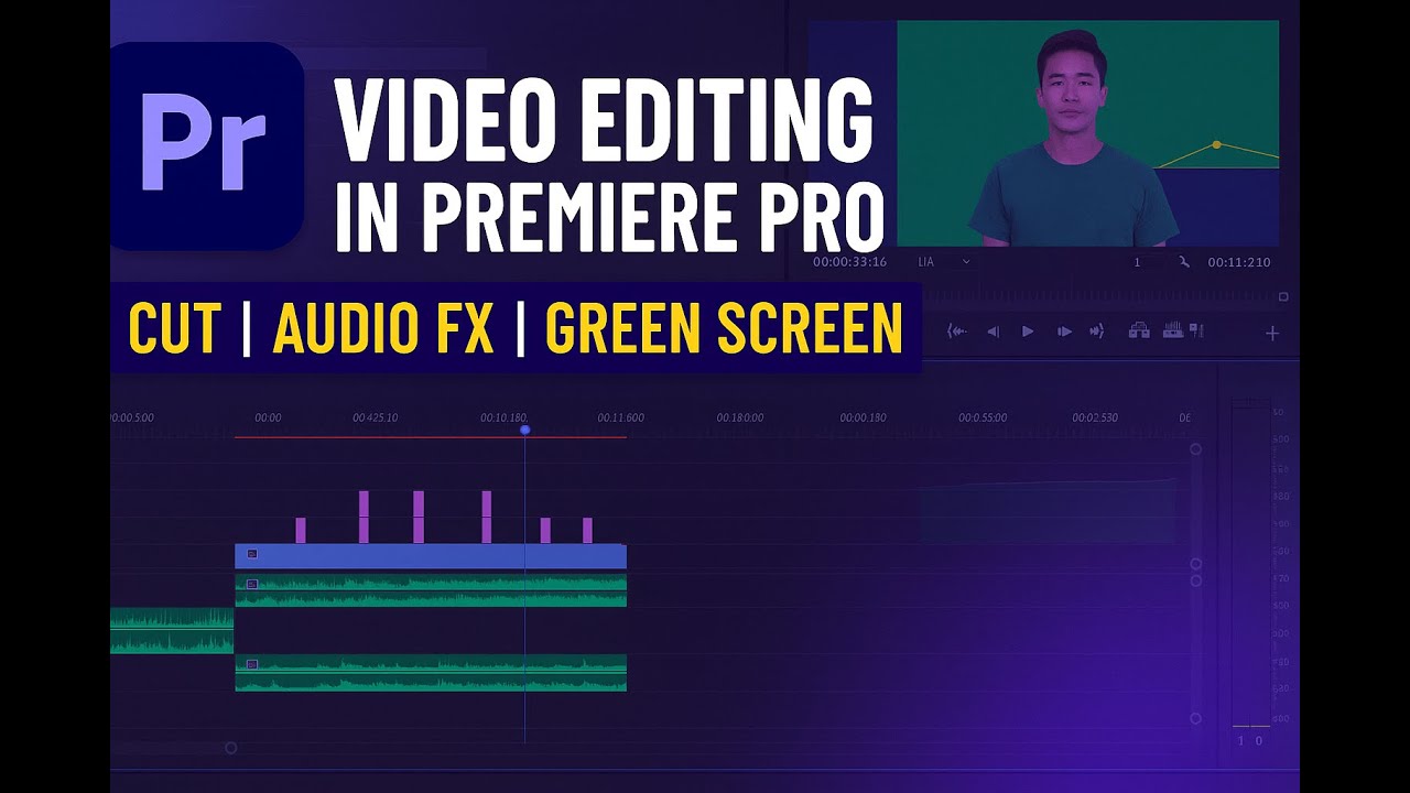 Learn Premiere Pro in 14 Minutes! | Beginner Video Editing Tutorial ...