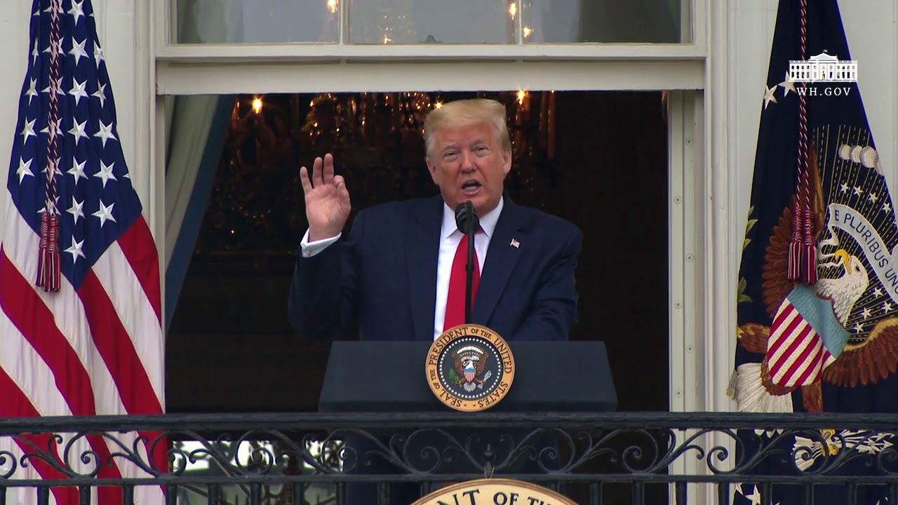President Trump Participates in a Rolling to Remember Ceremony - YouTube