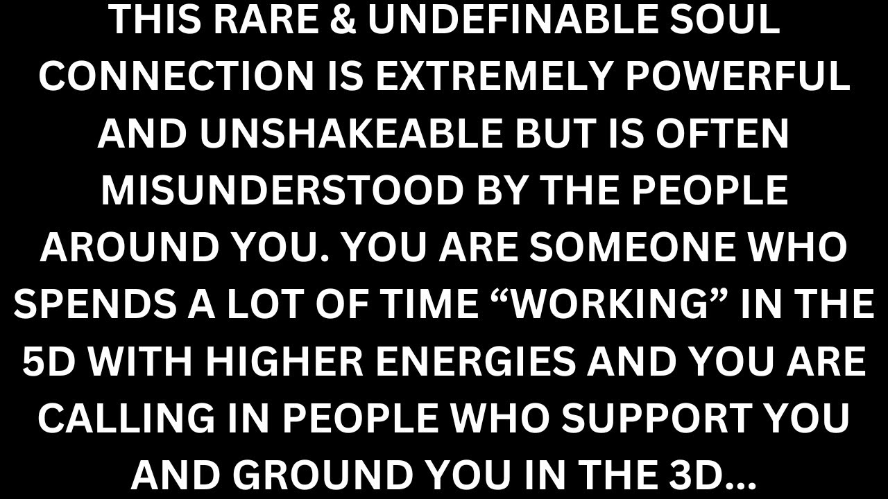 You have an unshakeable connection with this person but the terms of ...