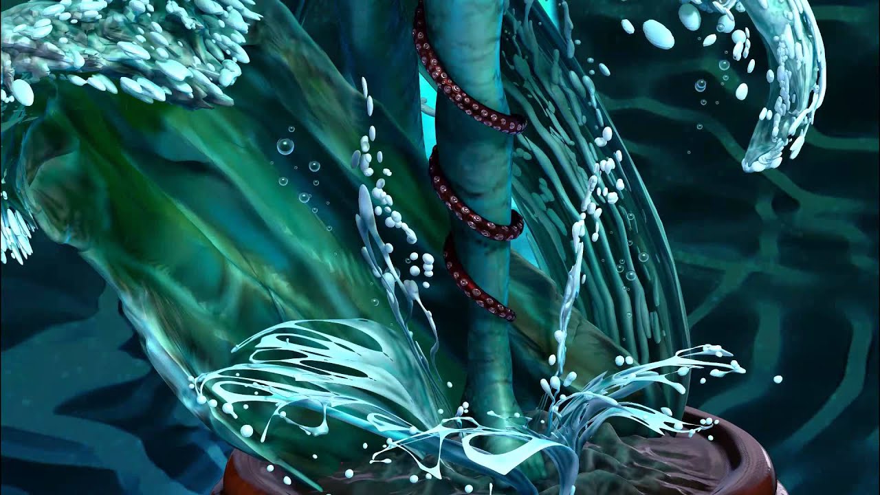 Aqua - 3D Sculpture Turntable (ZBrush) - YouTube
