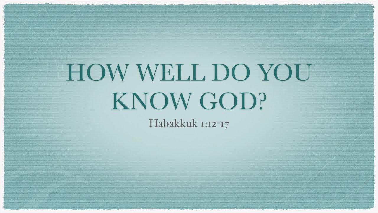 How Well Do You Know God? - YouTube