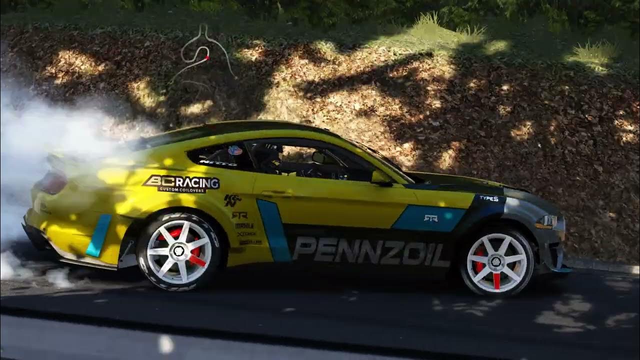 Assetto Corsa Max Attack Ford Mustang RTR around Gunsai - YouTube