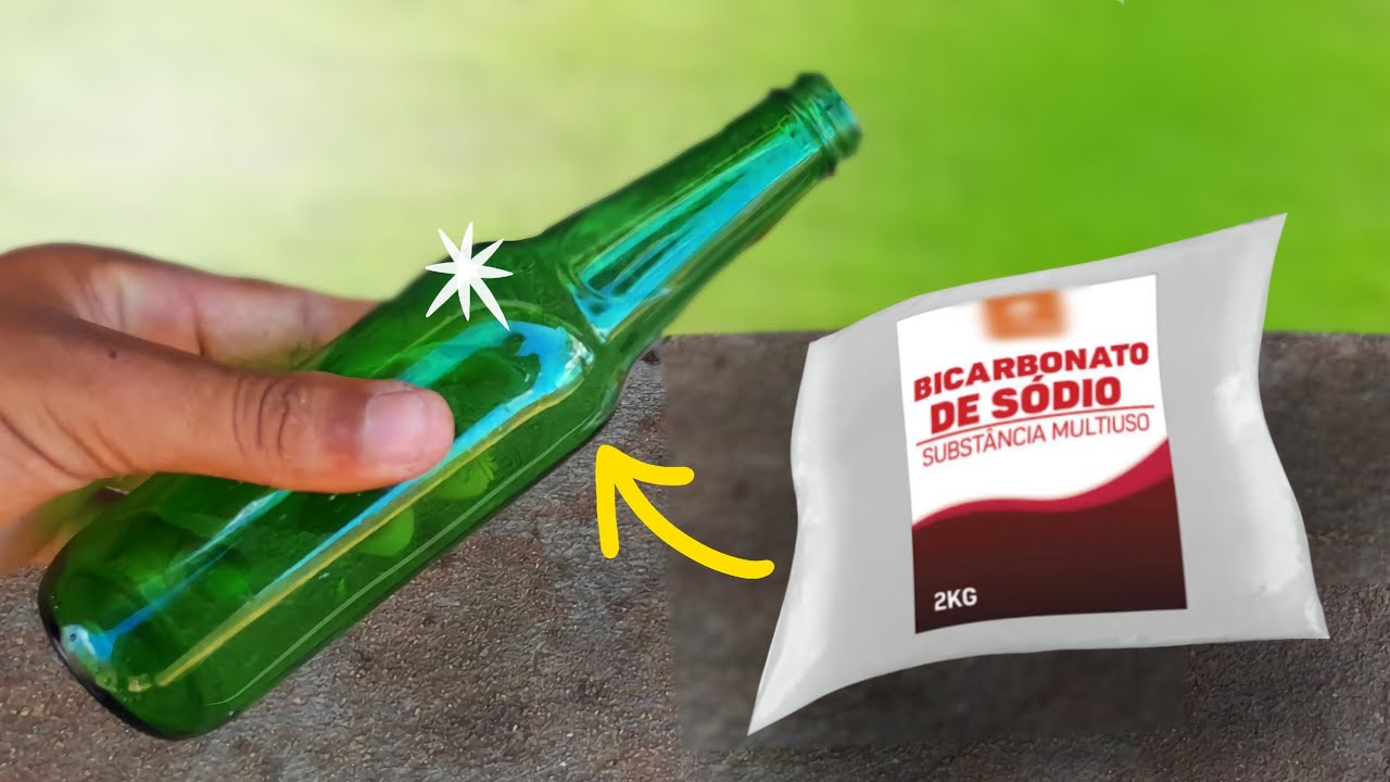 VAI VIRAR FEBRE - Coloque BICARBONATO de SÓDIO na GARRAFA de VIDRO e o ...
