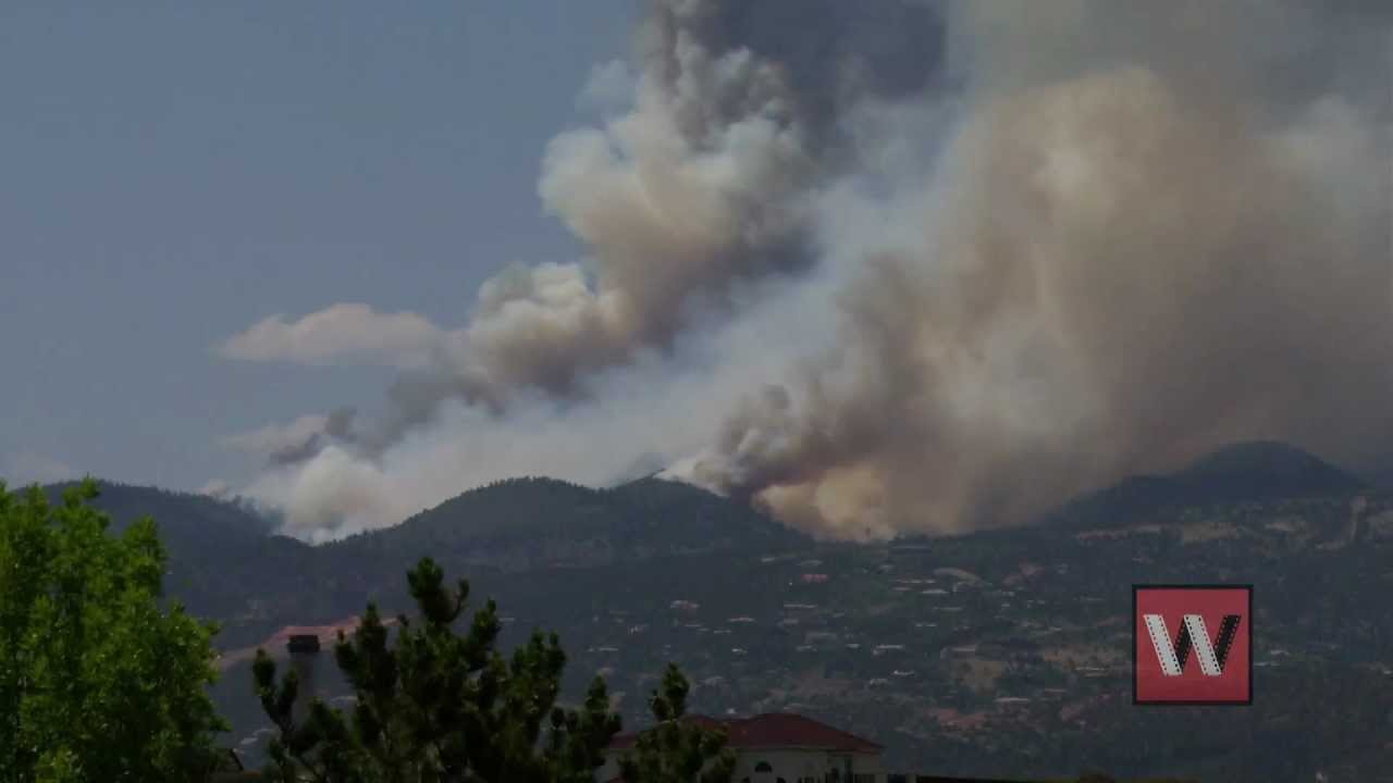Waldo Canyon Fire Time Lapse - June 23, 2012 - YouTube