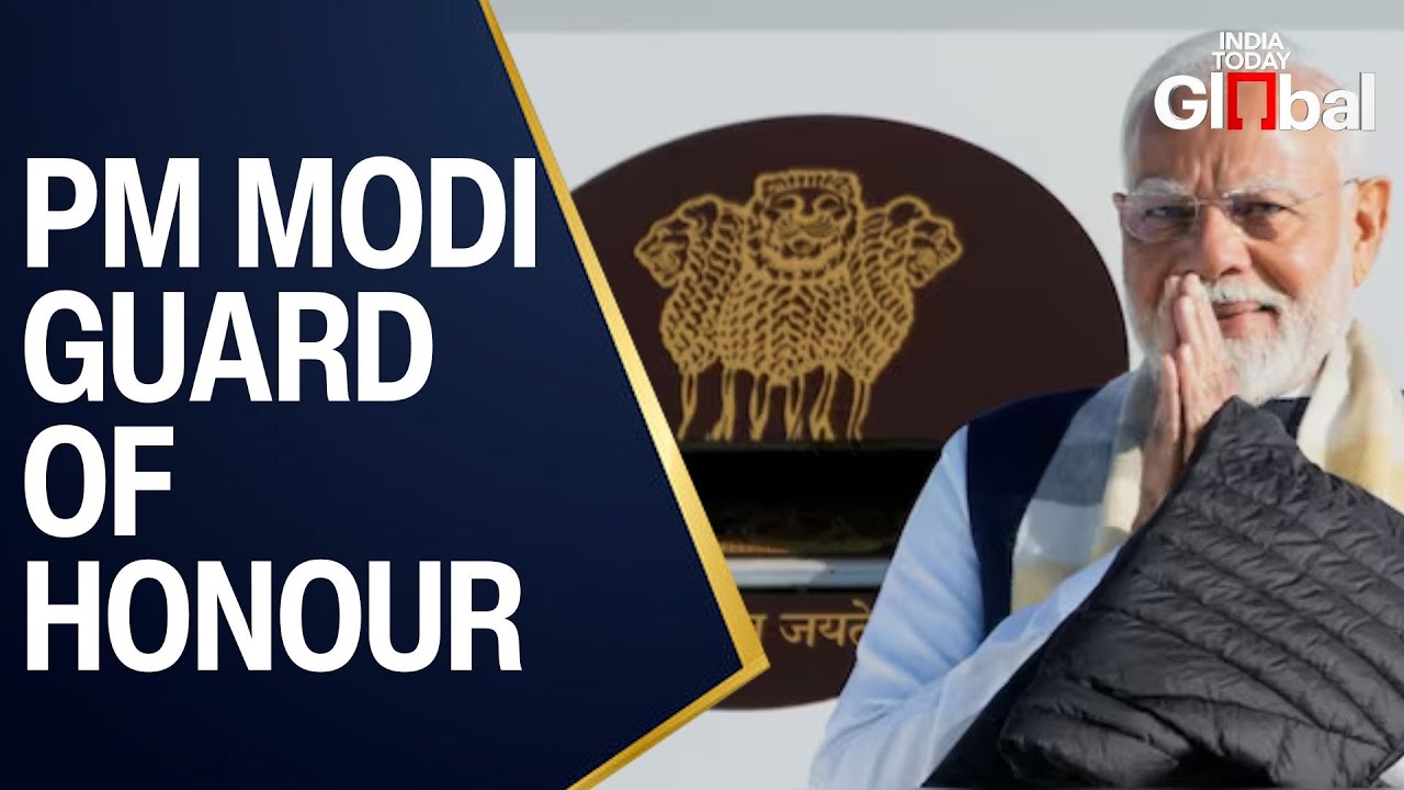 LIVE: PM Modi at Honor Guard Ceremony in Tokyo - YouTube