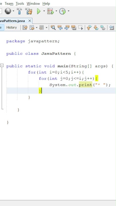 Java Pattern Program - YouTube
