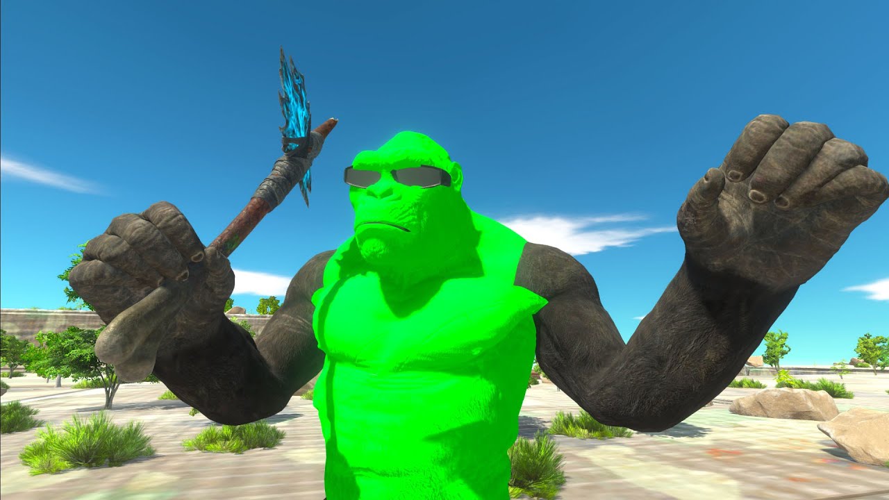 HULK GORO vs MECHANIC GORO RACE BATTLE COMPETION -Animal Revolt Battle ...