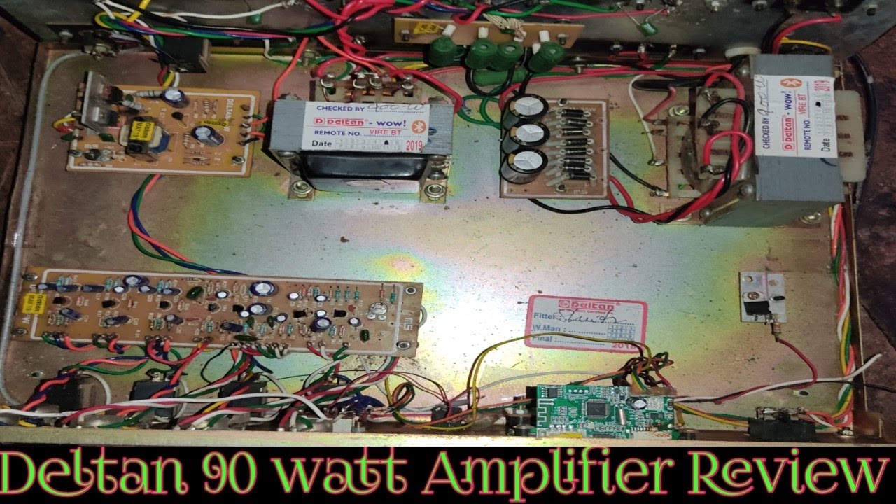 Deltan DPA 900-USB, Deltan 90 watt amplifier, 90 watt amplifier, - YouTube