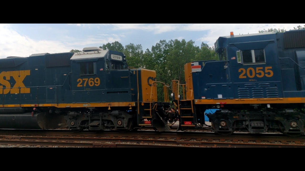 9 CSX Engines on Q351 WB @ Dunkirk, NY in 4K - YouTube