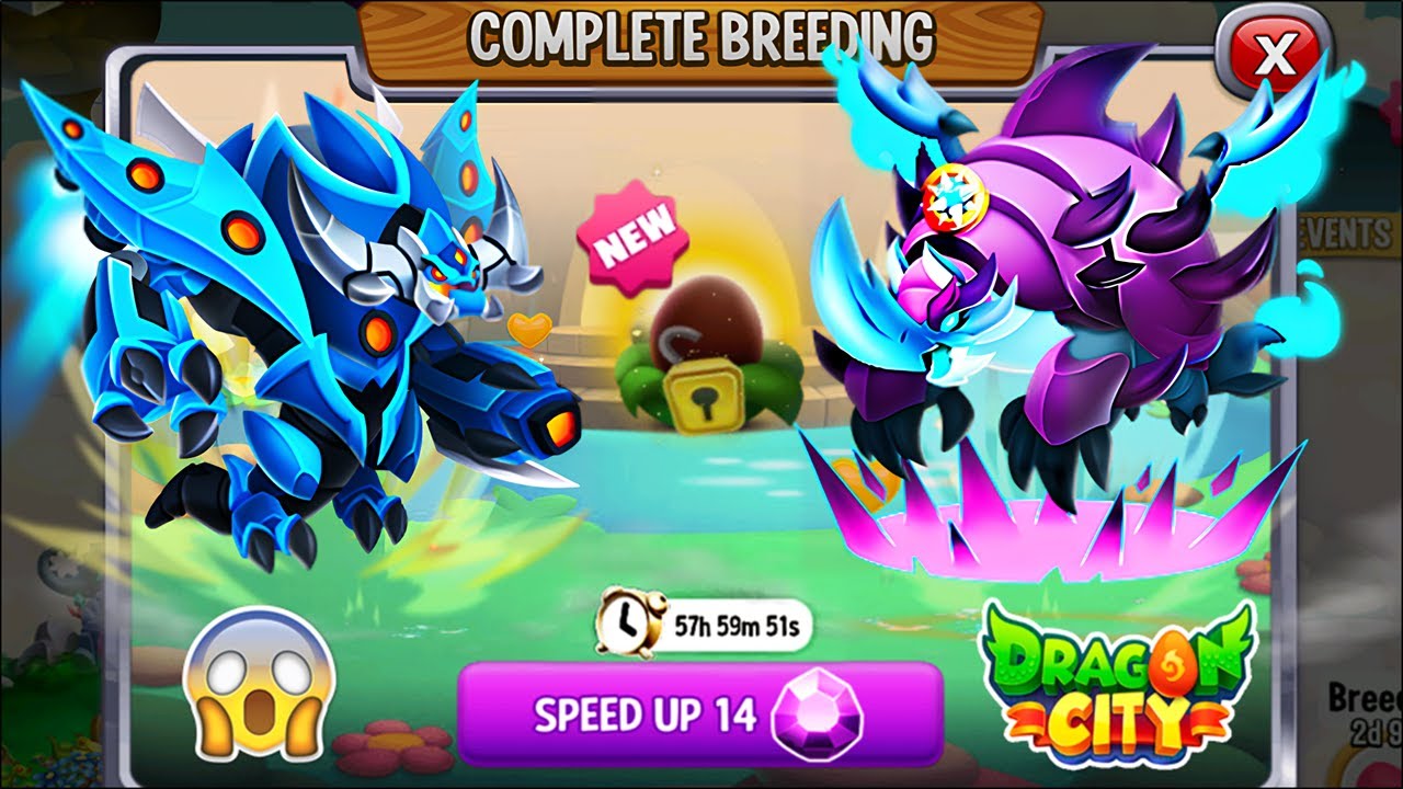 Dragon City: High Blackvoid Dragon vs High Spiked Rhinodillo Dragon ...