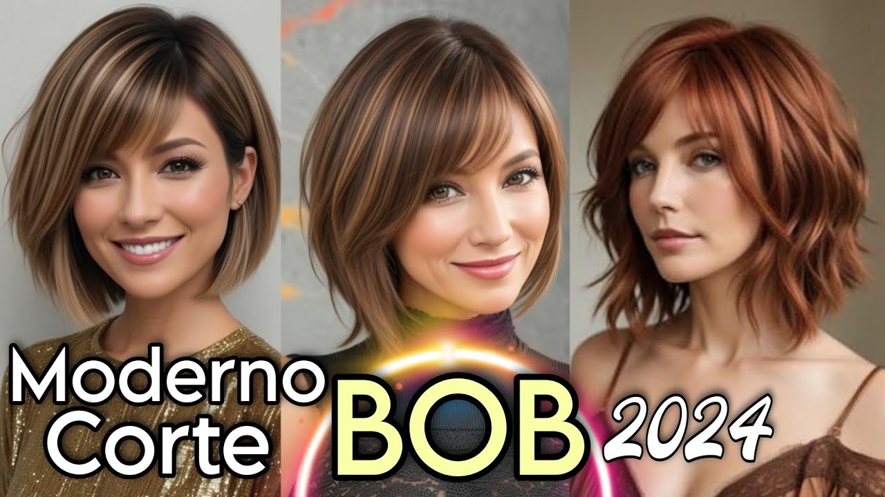 Cortes De Pelo Corto 2024 Bob 2024 Corte De Pelo Moderno Para Mujeres