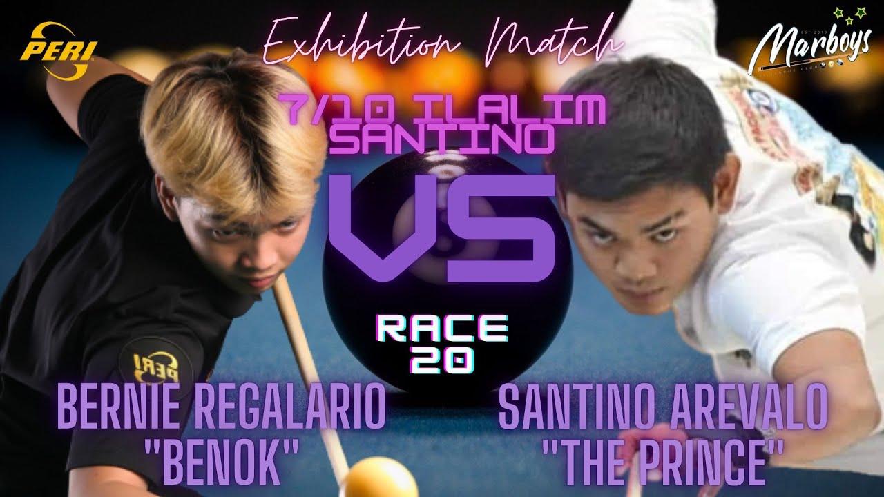 Benok vs Santino Arevalo | Race 20 | 7-10 ilalim Santino | 10 Balls ...