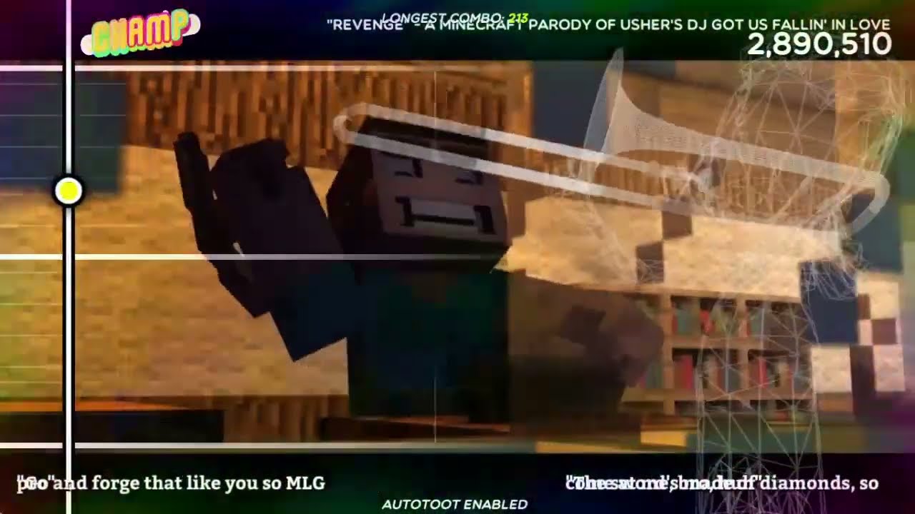 Revenge (Minecraft Parody) - Trombone Champ Custom Chart - YouTube