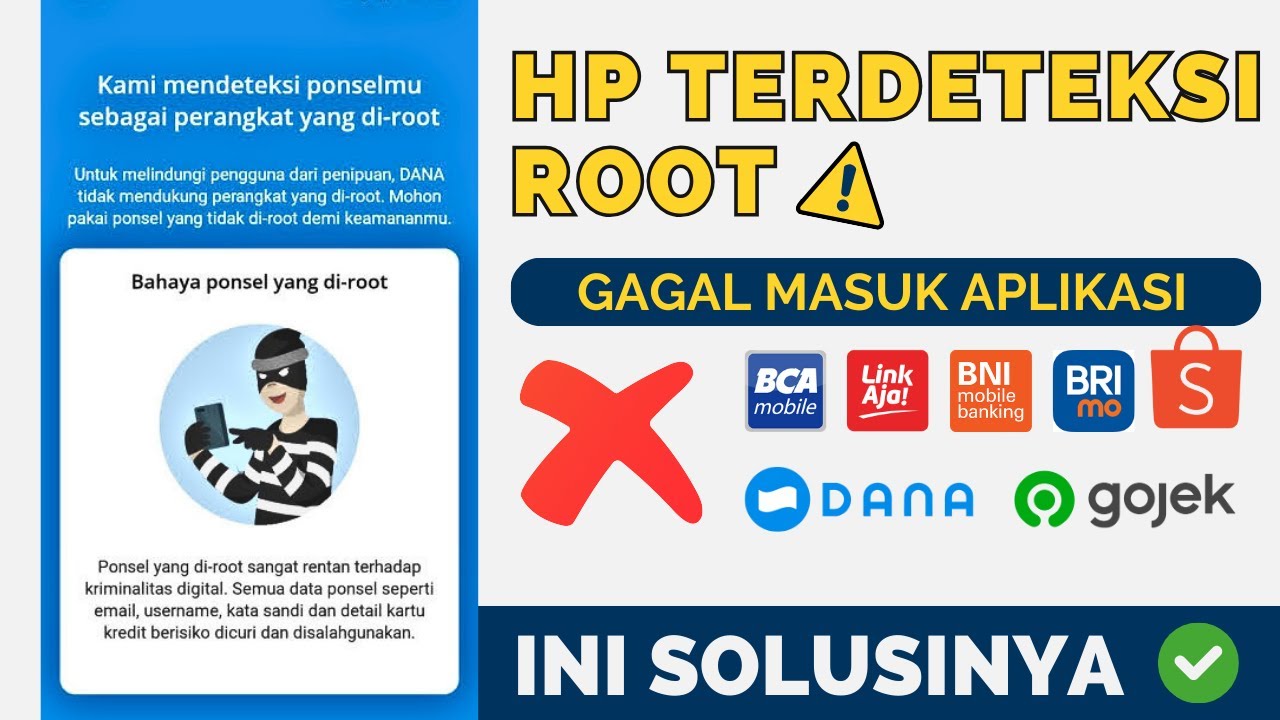 HP Terdeteksi Root‼️ Cara Menghapus Root HP Tanpa PC - YouTube