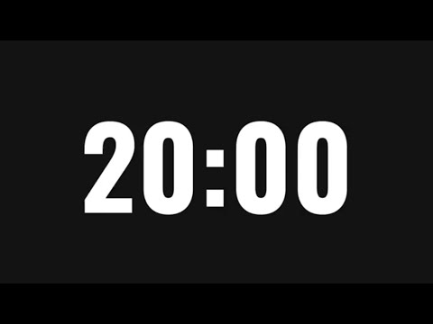 20 Dakika Zamanlayıcı ( Geri Sayım Sayacı ) ( Twenty minute countdown timer ) 20 Minute Timer