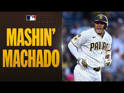 3-0 count? 👀 Manny Machado swings for the fences and CRUSHES a two-run homer! 😤 | MLB Highlights
