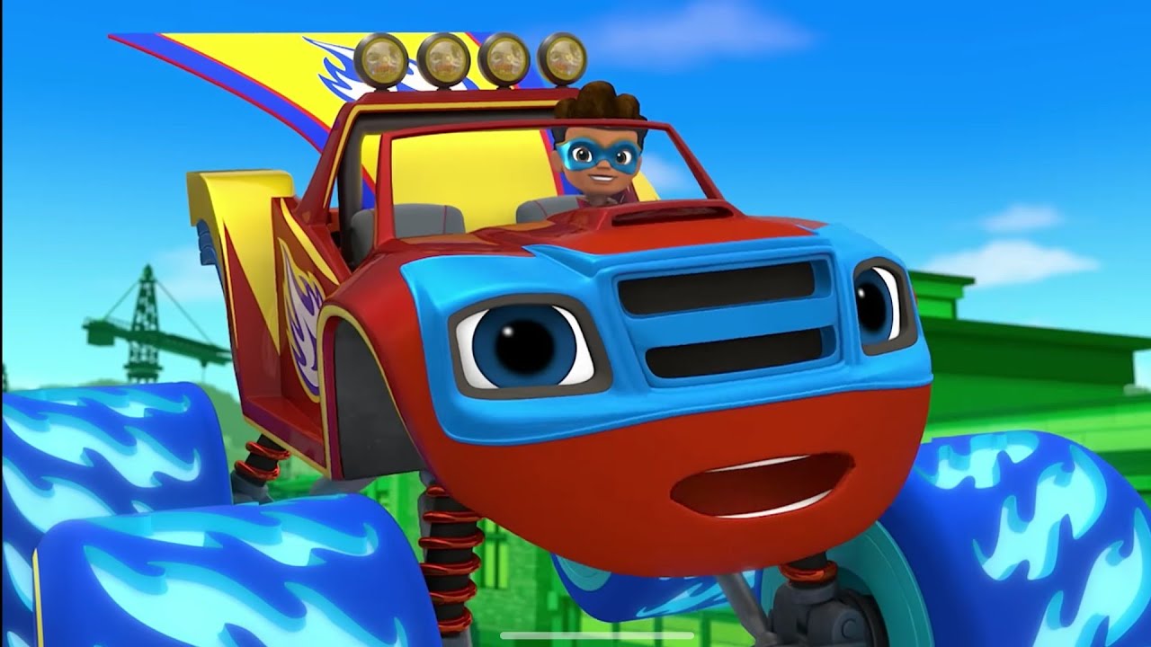 Blaze's Snowy Racing Adventures in Axle City | Blaze and the Monster ...