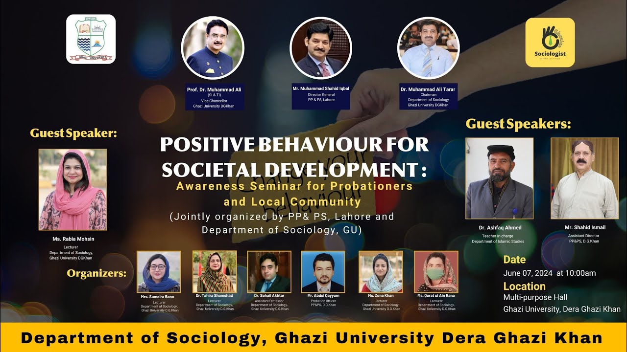 positive behaviour for societal development Awareness seminar for ...