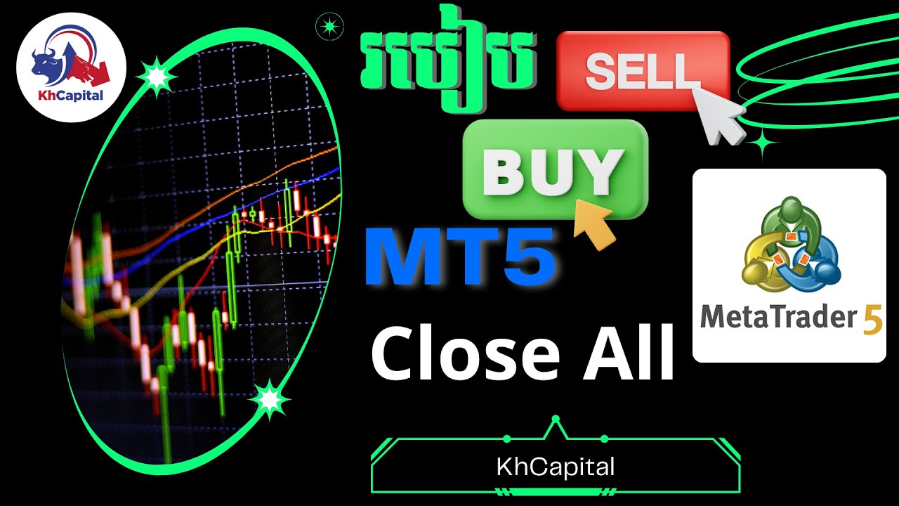 របៀបទិញលក់ Buy Sell នឹង Close MT5 #trading #mt5 #fx #forex # ...