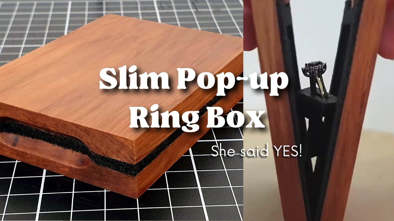 Engagement Ring Box that blends into your Pocket - YouTube