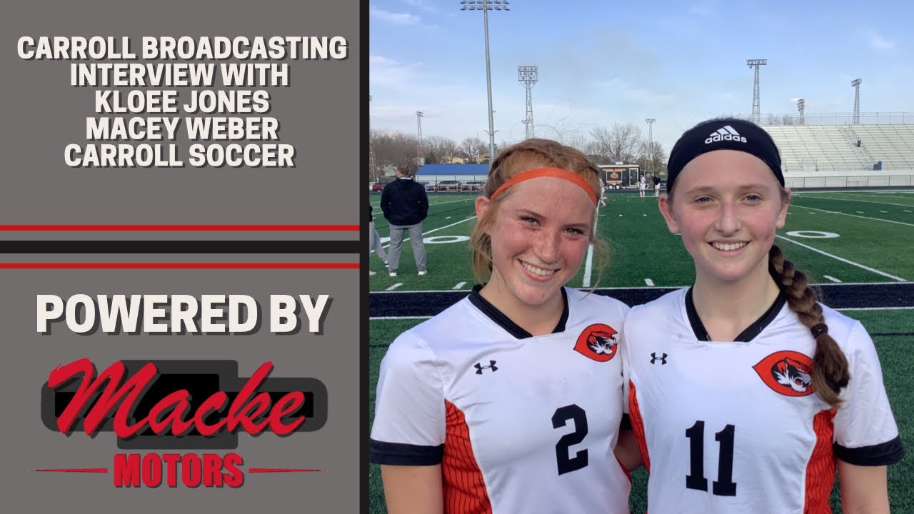 Carroll Broadcasting Sports Network interview with Kloee Jones and ...