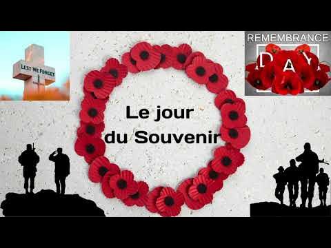 Le jour du Souvenir au Canada/Remembrance Day - YouTube