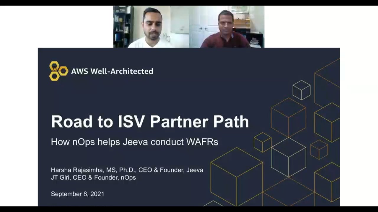 AWS Well-Architected Partner Day Webinar - Jeeva x nOps - ISV Partner ...