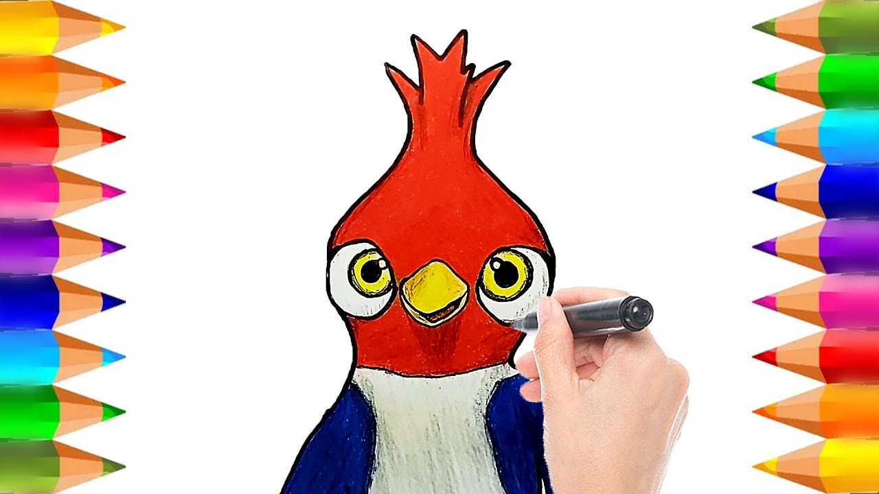 Dibuja y Colorea a Pajarón de la Granja de Zenón | Dibujos para niños ...
