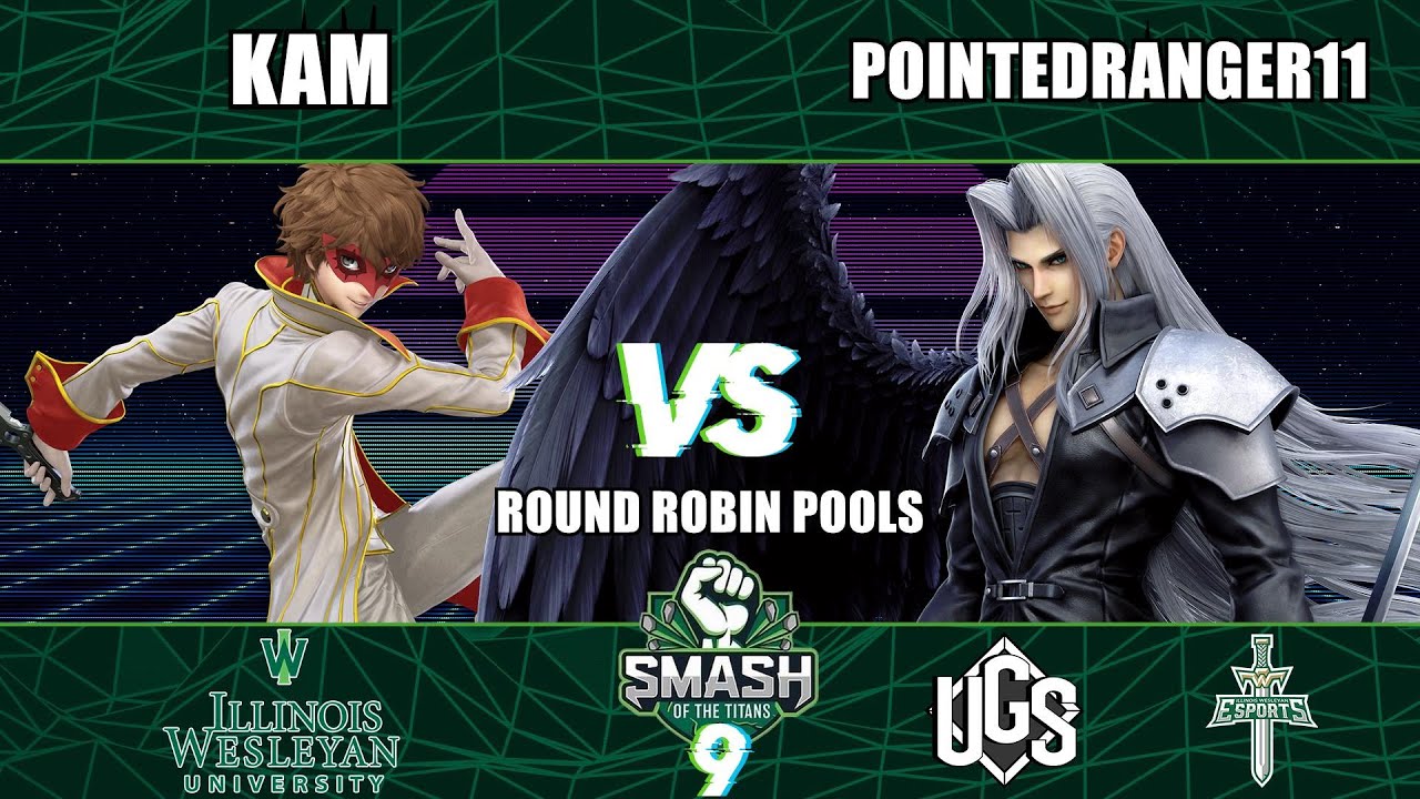 Smash of the Titans 9 - Round Robin Pools - Kam(Joker) Vs. PointedRanger11(Sephiroth) - YouTube