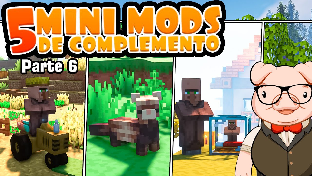 5 INCREIBLES Mini Mods para Minecraft! #6 - YouTube
